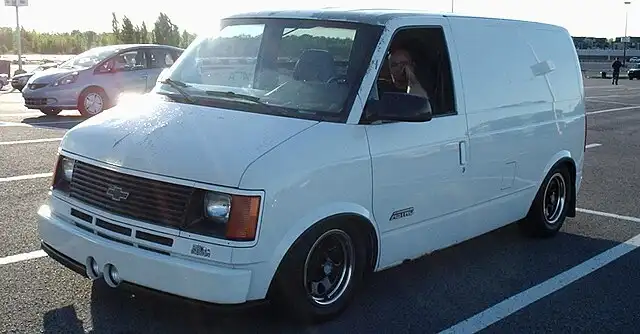 lowered astro van