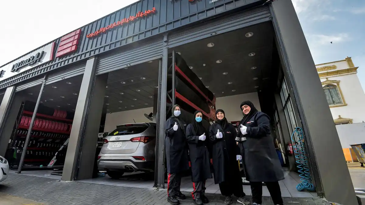 Pink Revolution Saudi Women Mechanics Save Your Ride in Secret Garages!